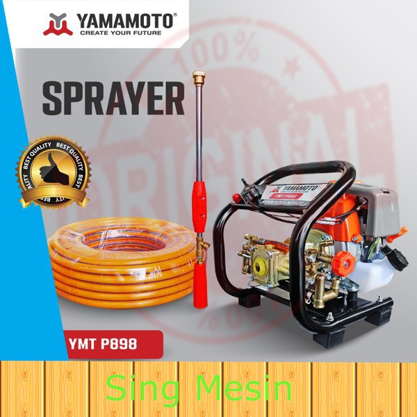 Jual Mesin Power Sprayer 4 tak Portable Yamamoto tipe P898 | Shopee ...