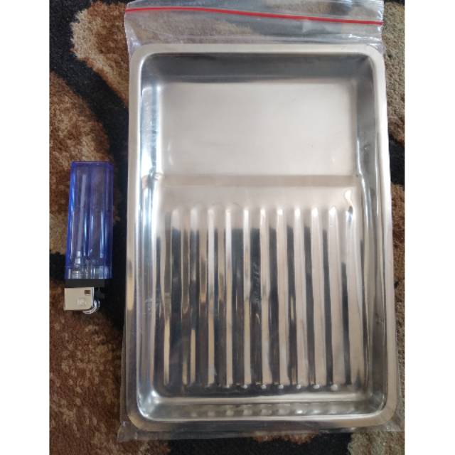 Jual Dental Tray NIERBEKEN Datar bergelombang stainless steel / baki ...