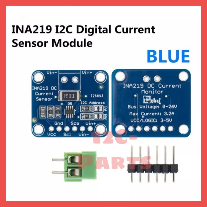 Jual INA219 I2C Bi-Directional DC Digital Current Power Sensor Arus ...