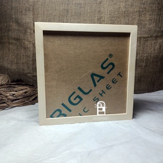 Jual Bingkai 3d Kayu Akrilik 20x20 Cm Bingkai Kayu Untuk Mahar Bingkai