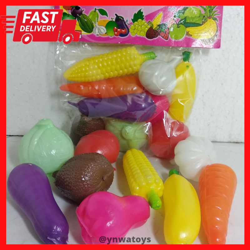 Jual MAINAN ANAK MURAH TERBARU BUAH BUAHAN SAYUR SAYURAN FRUIT/MAINAN ...