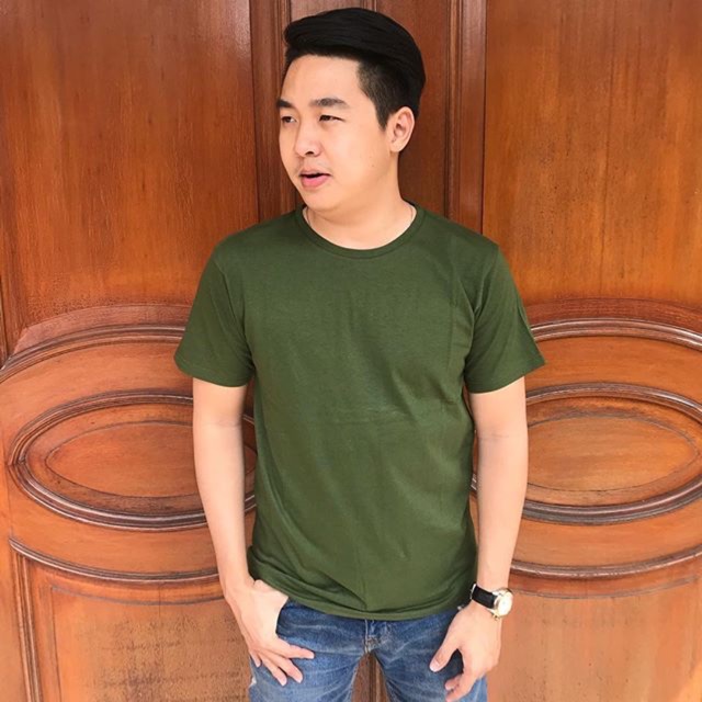 Jual Tshirt / kaos polos army cowok / kaos polos lengan panjang army ...