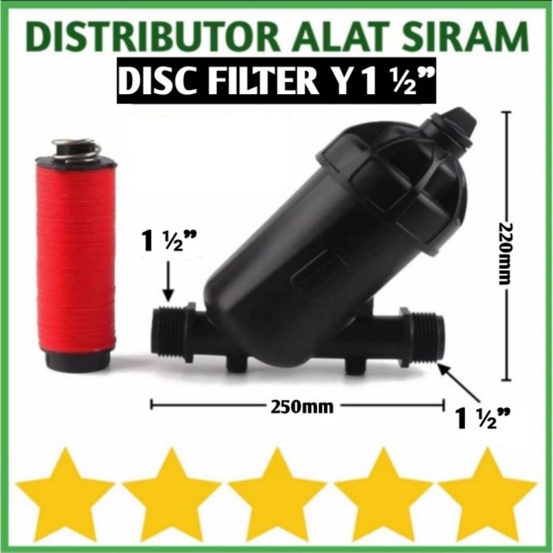 Jual DISC FILTER 1.5 INCH PENYARING AIR 1 1/2" FILTERISASI IRIGASI ...