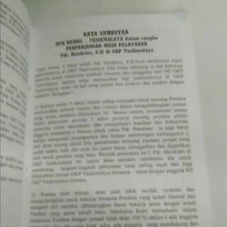 Jual Buku Acara Kebaktian Minggu & Peneguhan Perpanjangan Masa ...