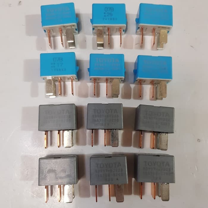 Jual Relay Kecil / Relay Mini 12V 4 Pin / Universal 12V Kaki 4 Asli ...