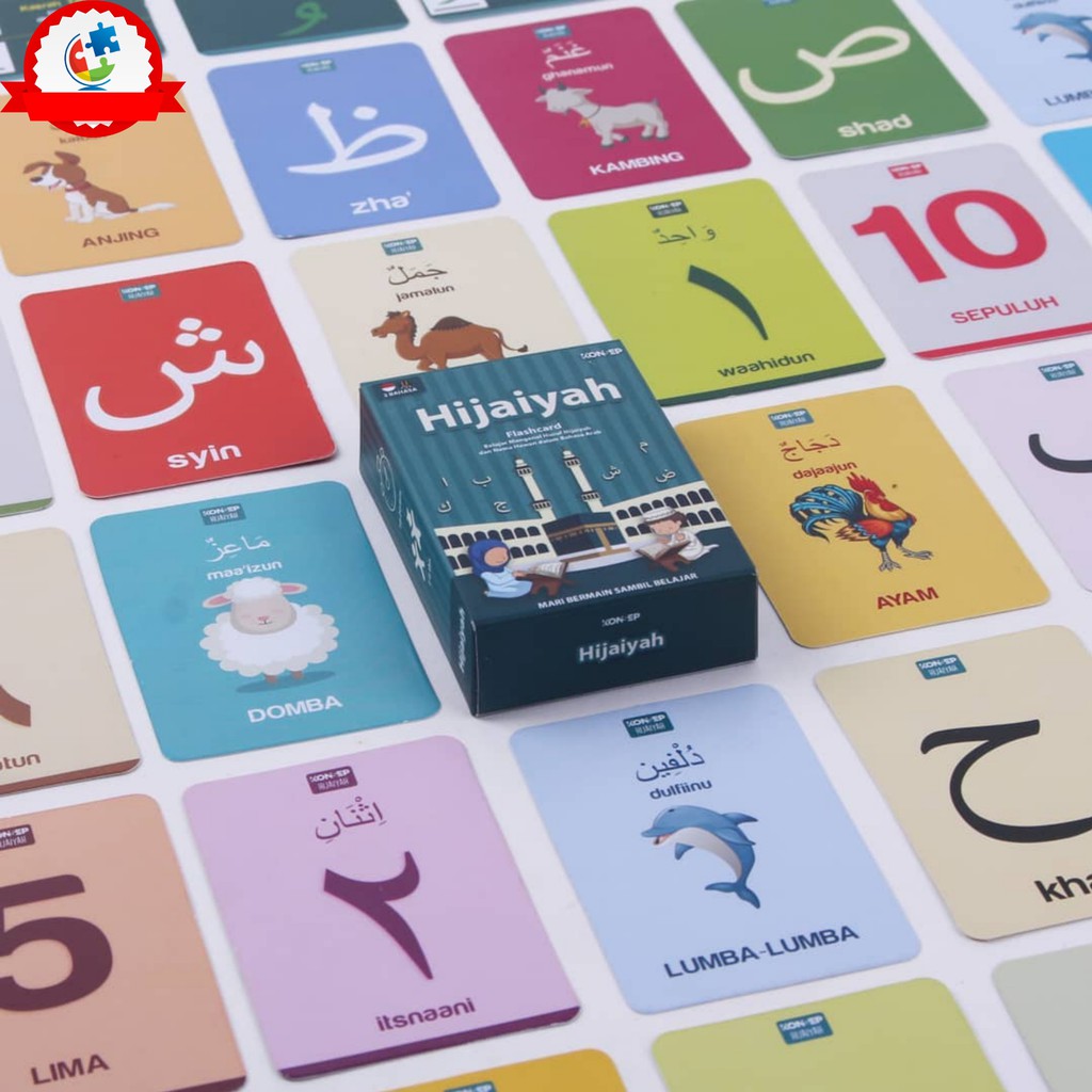 Jual Konsep Flashcard Hijaiyah Kartu Edukasi Anak Flash Card Kartu ...
