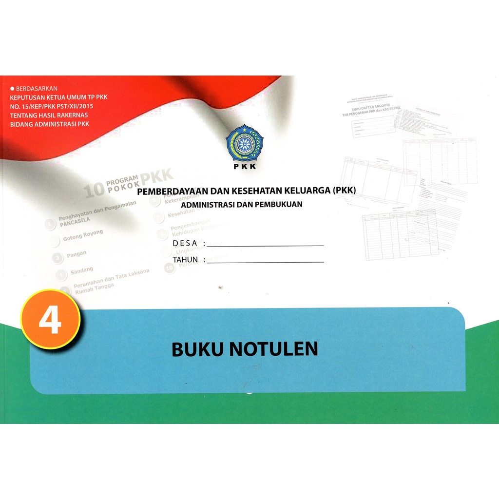Jual Buku Notulen PKK | Shopee Indonesia