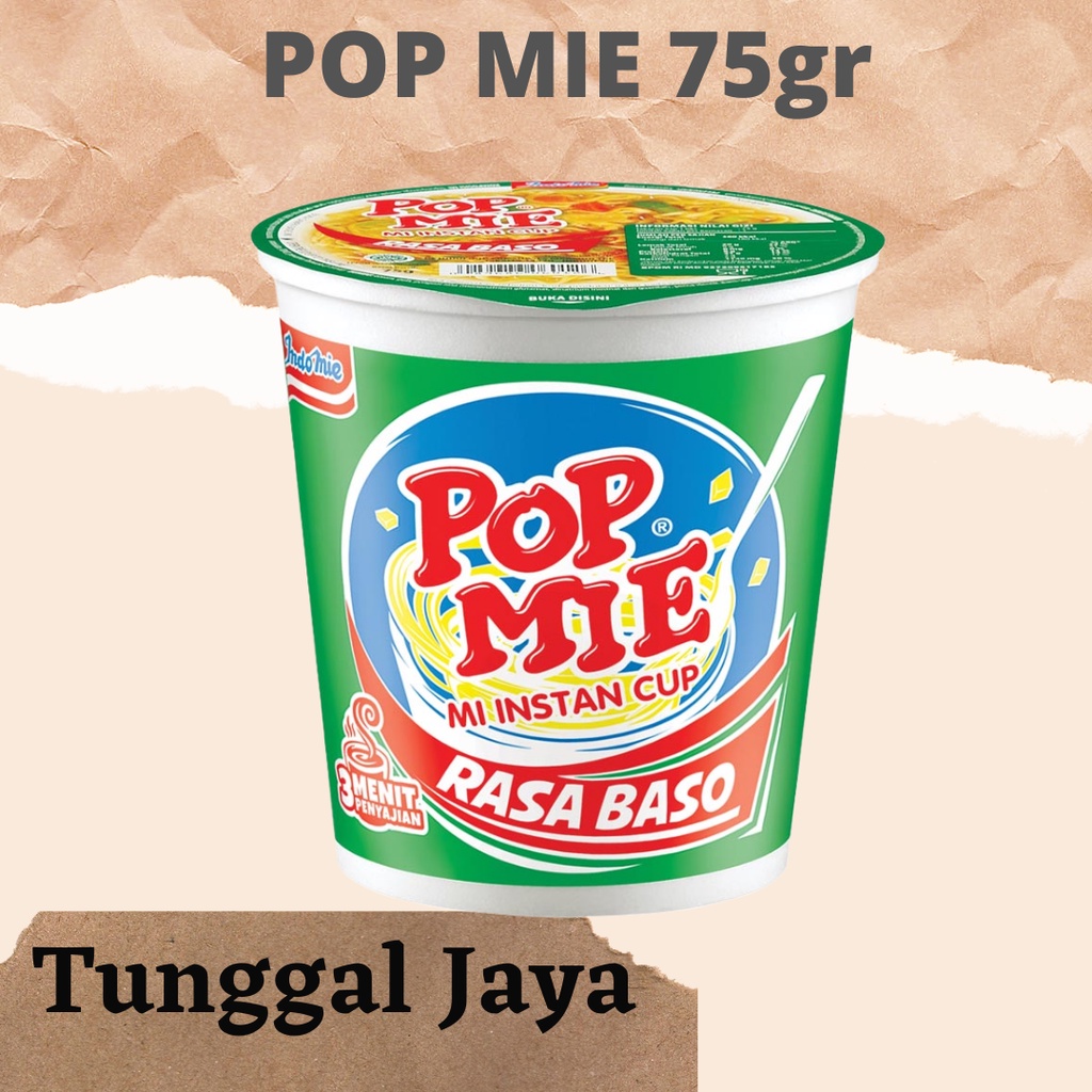 Jual Pop Mie "Rasa Baso" Kemasan 75g | Shopee Indonesia