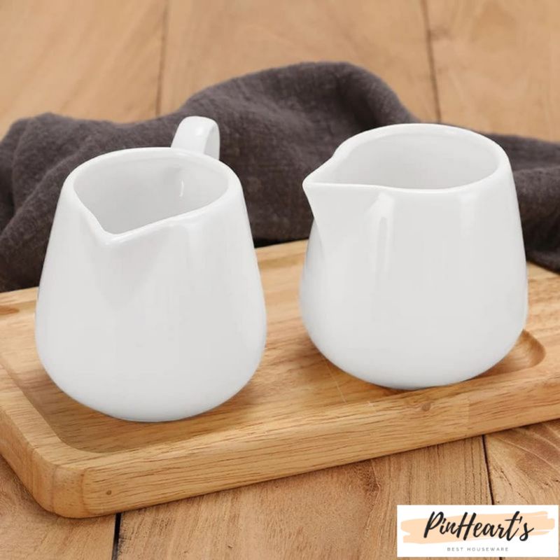 Jual SUGAR POT / MILK JUG KERAMIK | TEMPAT GULA CAIR | Shopee Indonesia