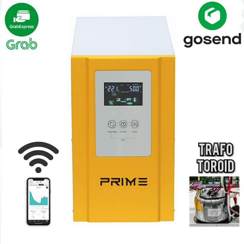 Jual inverter hybrid LF Prime 1000W 24V PWM trafo toroidal donat low ...