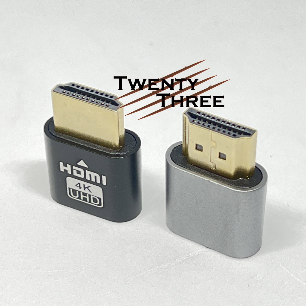 Jual HDMI Dummy for Virtual Display Mining EDID Cheat Setting Vga ...