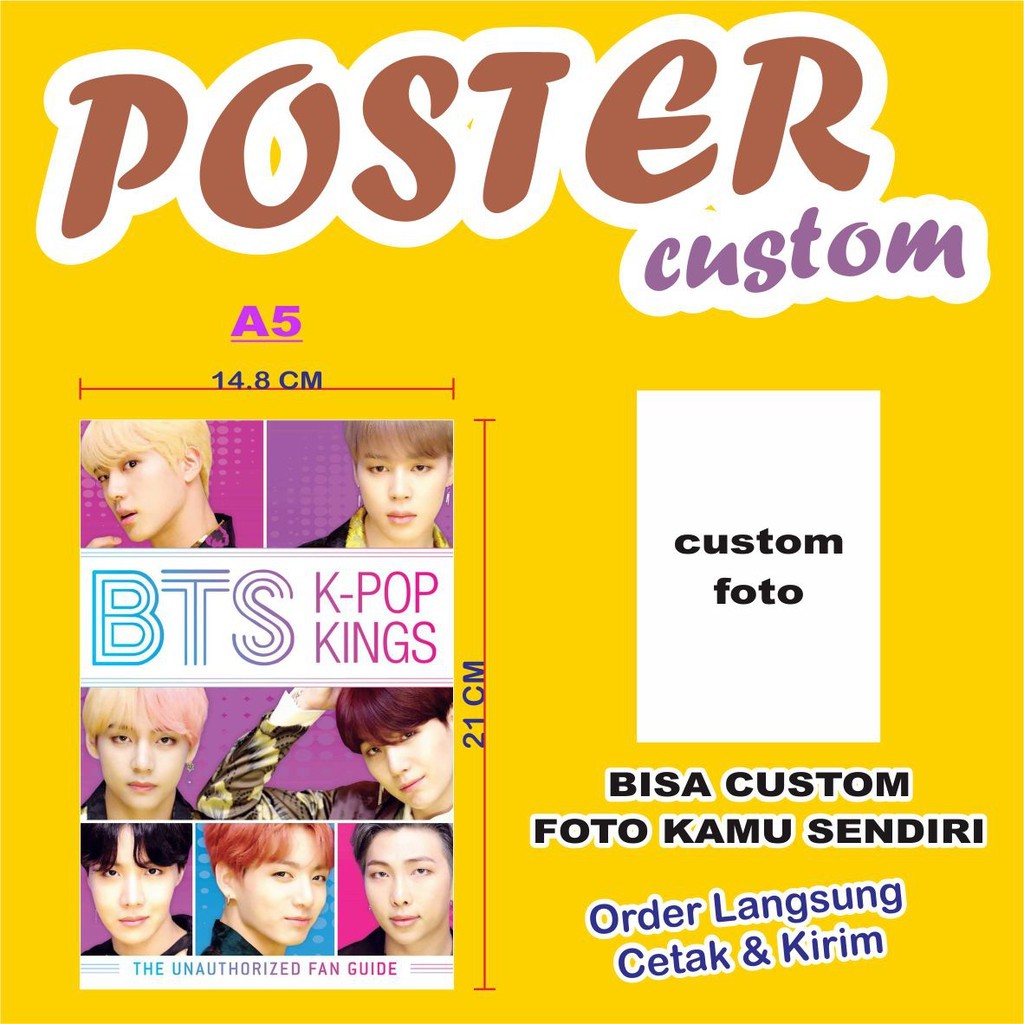 Jual Poster Dinding Ukuran A5 / Custom Desain | Shopee Indonesia