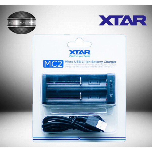 Jual Charger Xtar MC2 intellicharger 2 slot battery | Shopee Indonesia