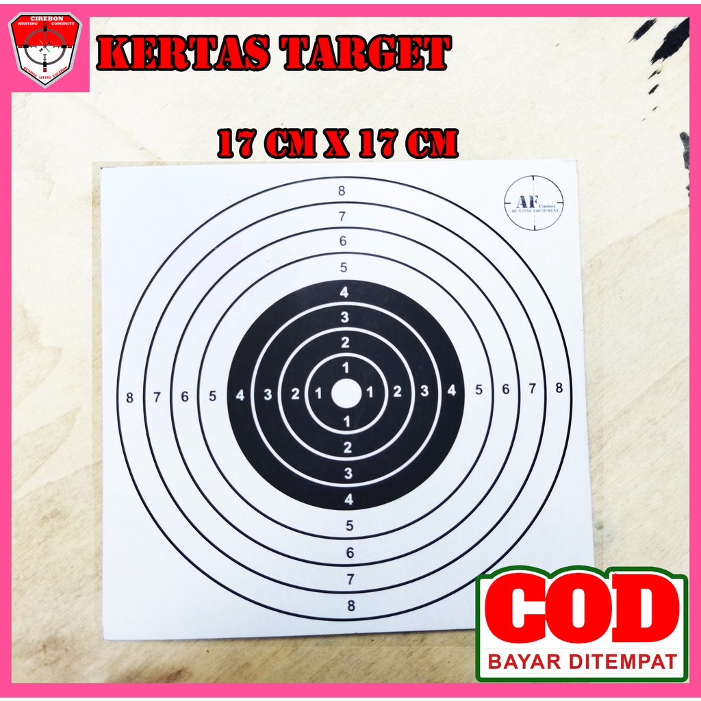Jual kertas target 17 x 17 cm | Shopee Indonesia