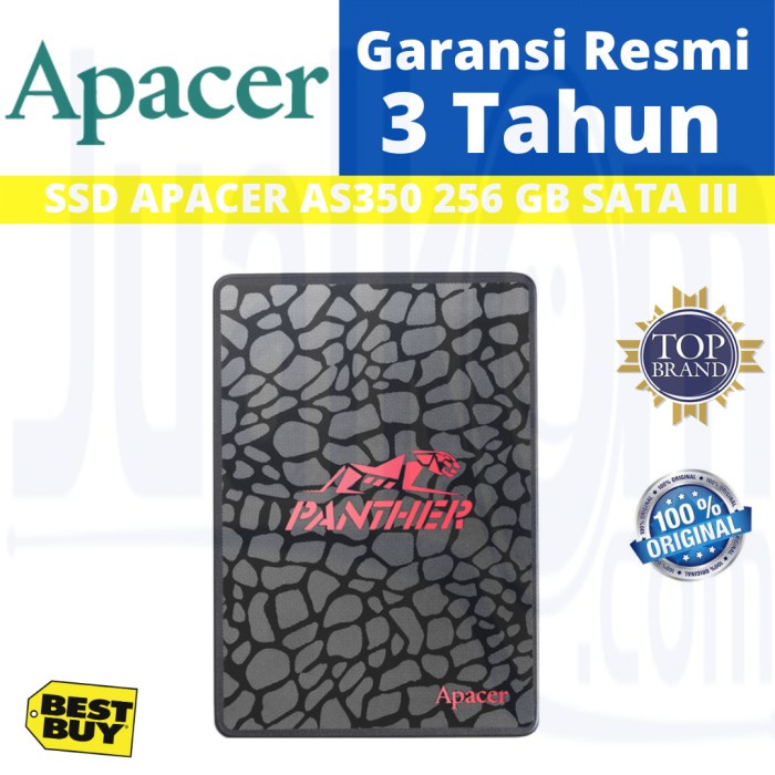 Jual Produk Ssd Apacer Panther As350 256Gb Sata 3 Apacer 256 Gb 2,5 ...