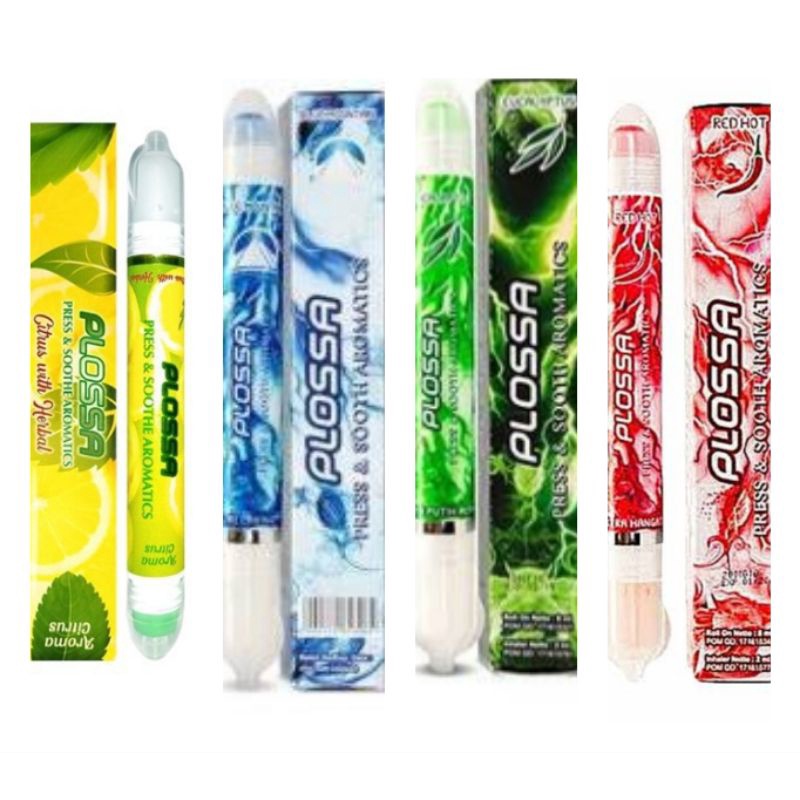 Jual PLOSSA Minyak Angin Aromatherapy - Inhaler dan Roll On 10ml ...
