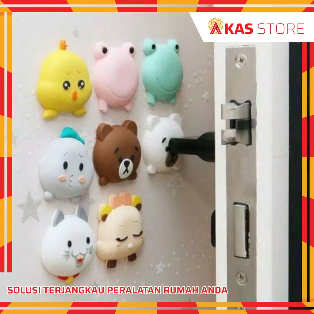 Jual Penahan pintu / Pengganjal pintu / Pelindung pengaman Gagang Pintu ...
