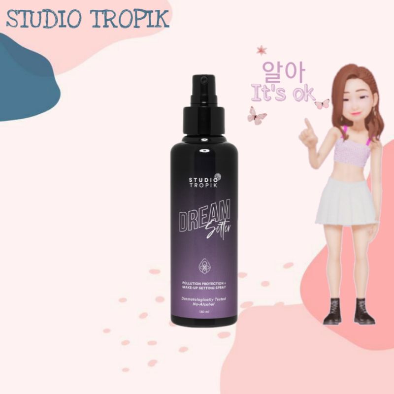 Jual STUDIO TROPIK Dream Setter Make up Setting Spray 130 ml | Shopee ...