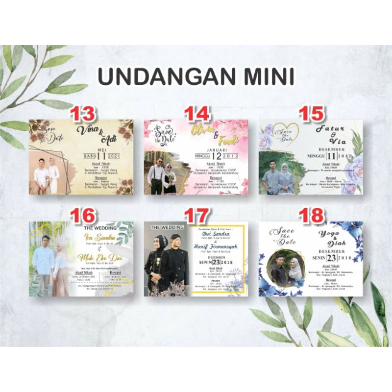 Jual undangan Pernikahan mini | Shopee Indonesia