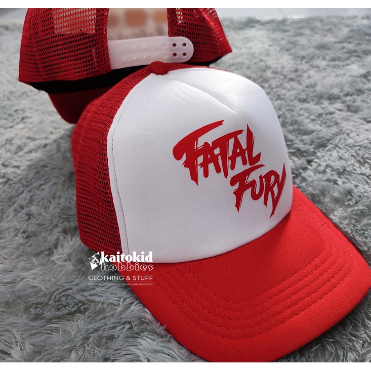Jual Topi FATAL FURY Trucker Hat Topi Jaring Terry Bogard KoF bisa ...