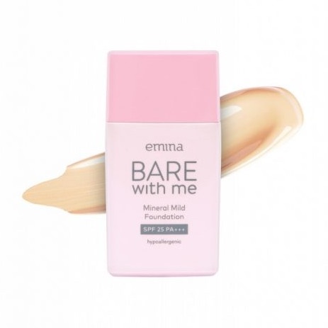 Jual Emina Bare with Me Mineral Mild Foundation 30 ml - Foundation ...