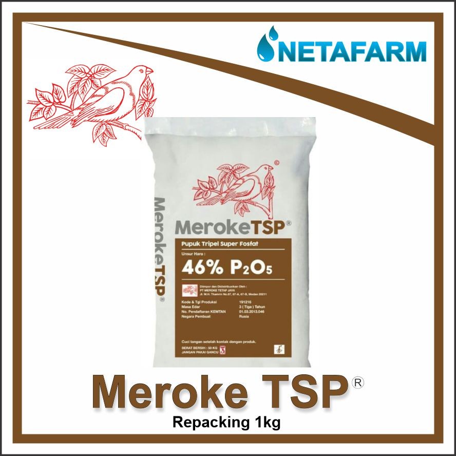 Jual Pupuk MEROKE TSP Tripel Super Fosfat 46% P2O5 - 1 kg ( Repacking ...