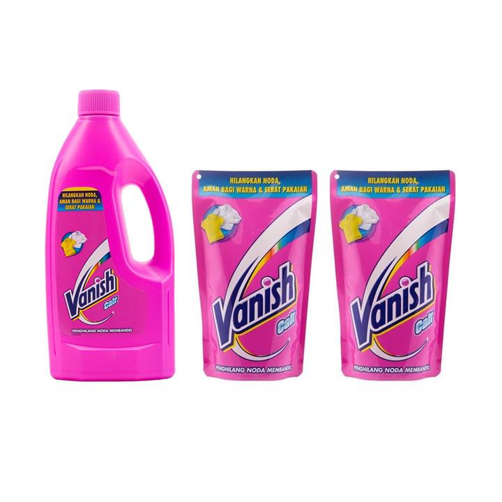 Jual Vanish Pink 500 ml + Vanish Pink 2 x 425 ml | Shopee Indonesia