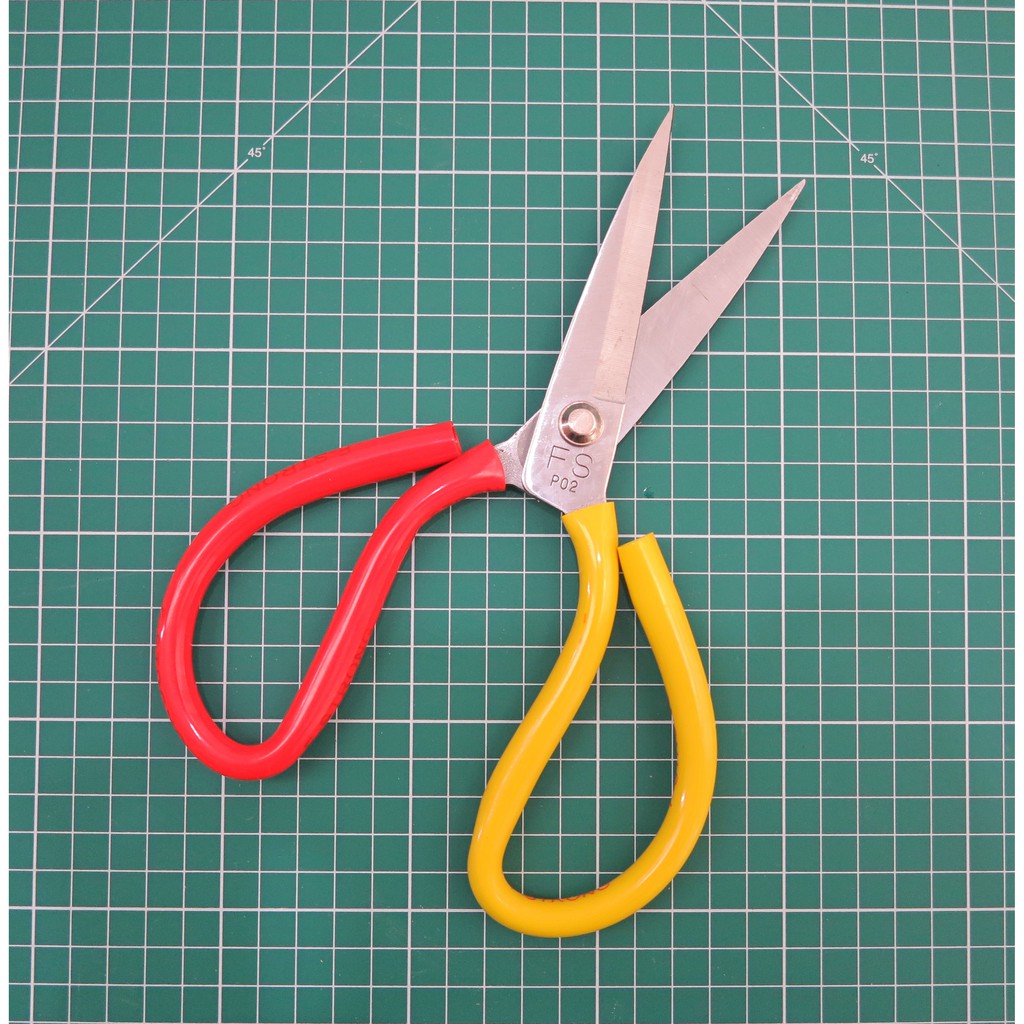 Jual Gunting Kodok FS P02 / FS-P02 - Gunting Kain Stainless FSP02 Merah ...