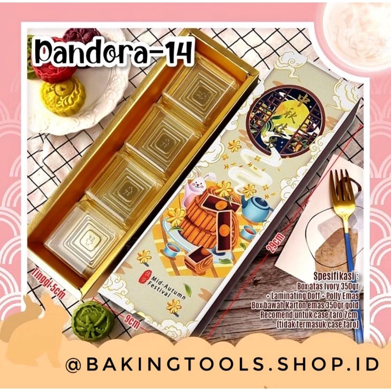 Jual Box Mooncake 75gr/ Box Pandora/ Dus Kue bulan/ Mooncake box ...