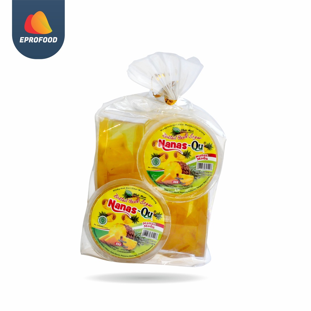 Jual Fruit Cocktail Sari Buah Nanas Madu Cap NANAS-QU | Shopee Indonesia