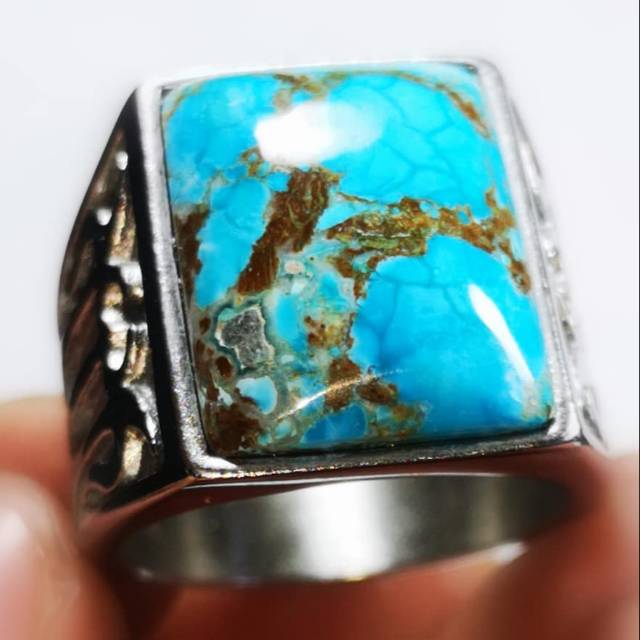 Batu natural pirus persia garansi asli | Shopee Indonesia