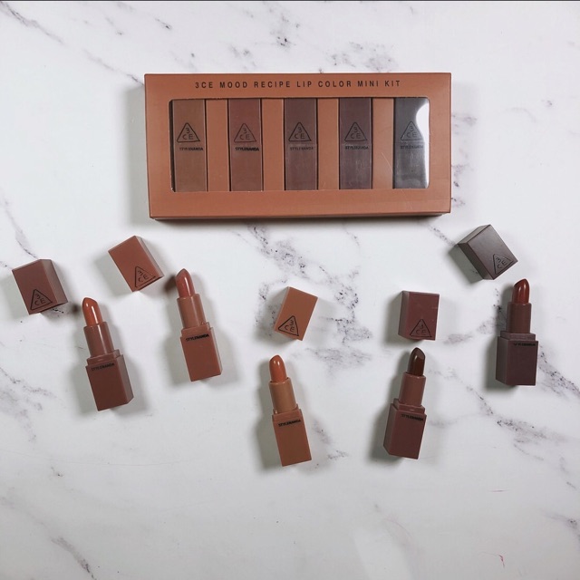 Jual Lipstick 3CE mini size (isi 5pcs) | Shopee Indonesia