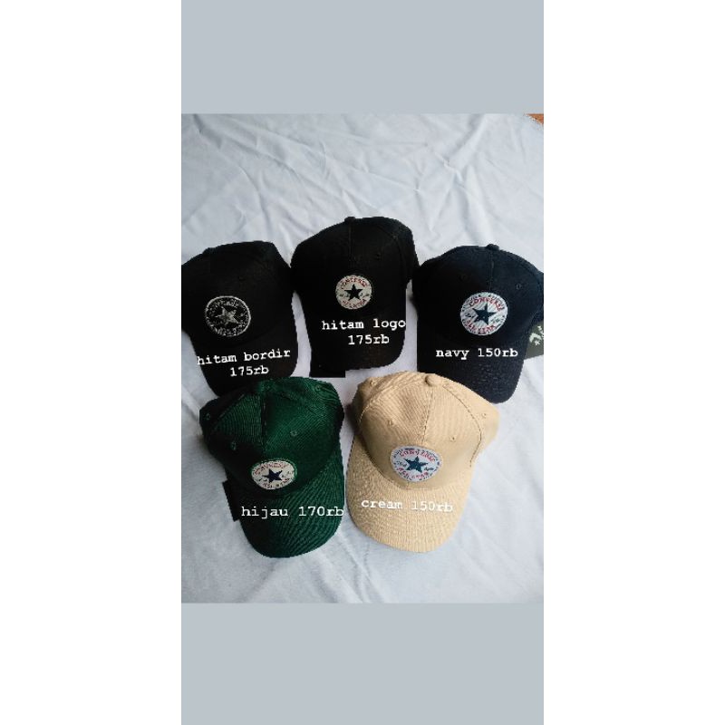 Topi Converse Regular Caps Unisex New Murah Original Resmi | Shopee ...