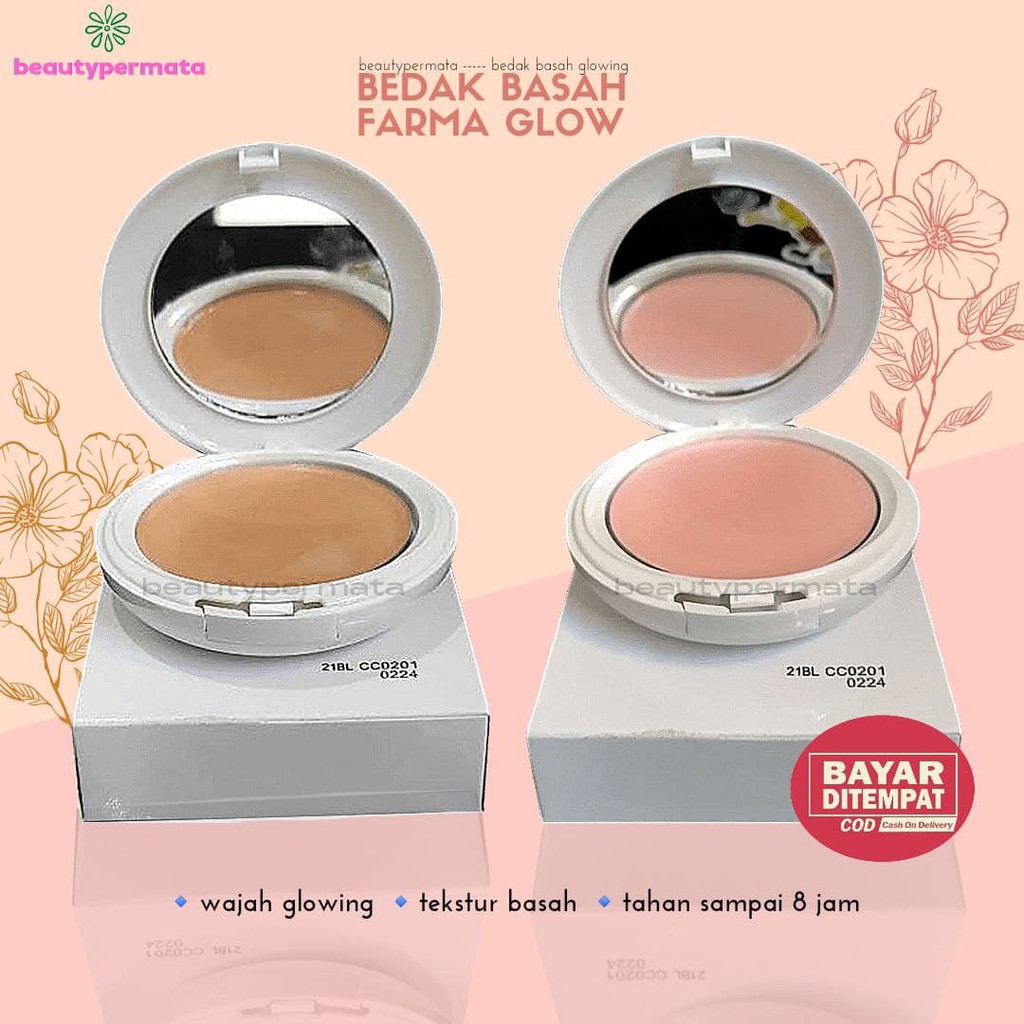 Jual BEDAK BASAH FARMA BEDAK GLOWING FARMA BEDAK CONCEALER SHADE PINK ...