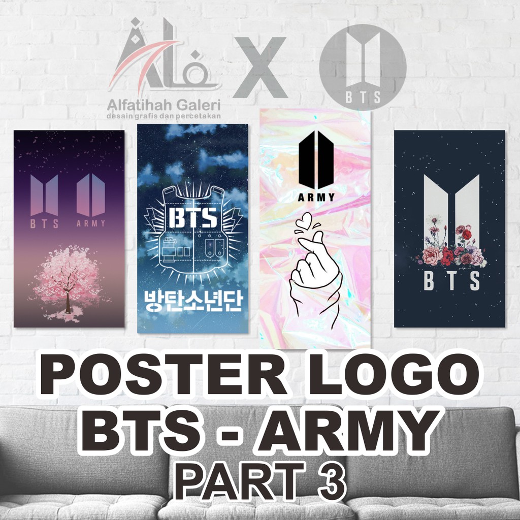 Jual POSTER LOGO BTS ARMY Bangtan Sonyeondan - PART 3 - KPOP BOY BAND ...