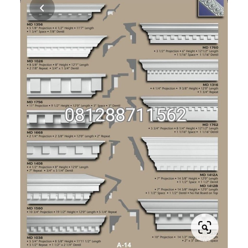 Jual ukuran lisplang grc 30 cm wa O8I8O7O632I4 | Shopee Indonesia