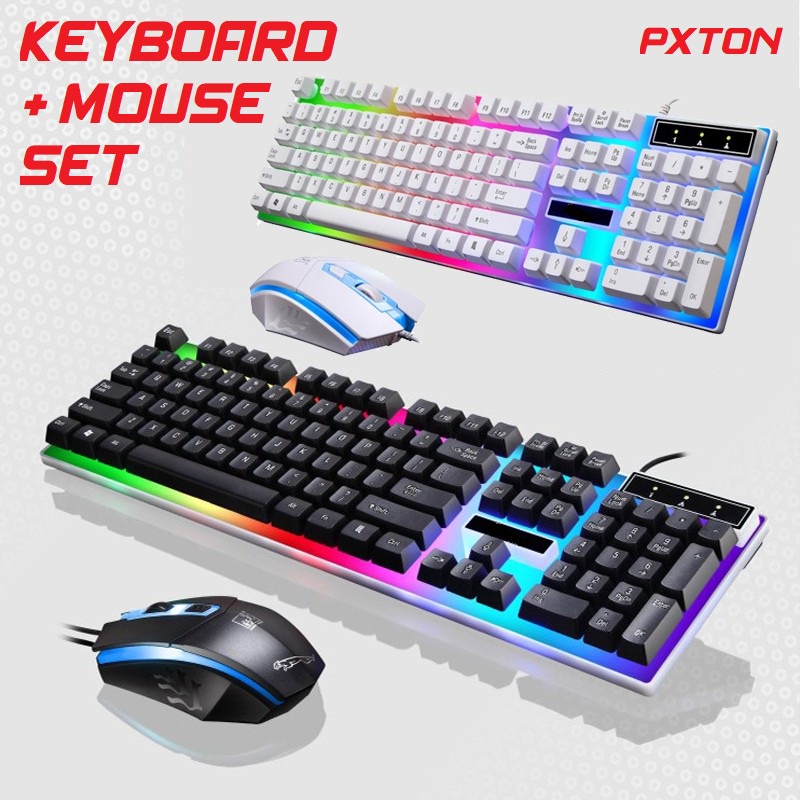 Jual Keyboard + Mouse Set Gaming | Shopee Indonesia