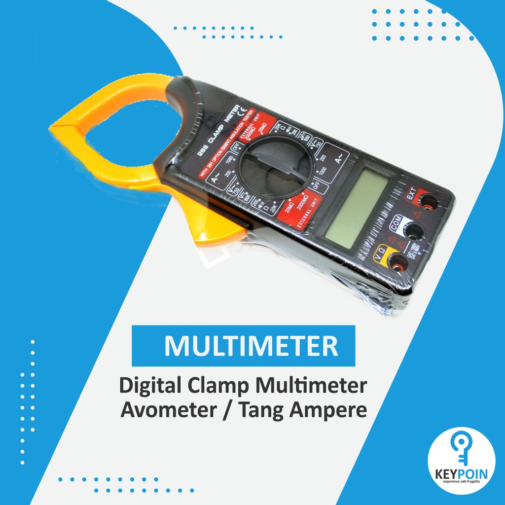 Jual DIGITAL CLAMP METER / MULTIMETER DIGITAL / TANG AMPERE / AVOMETER ...