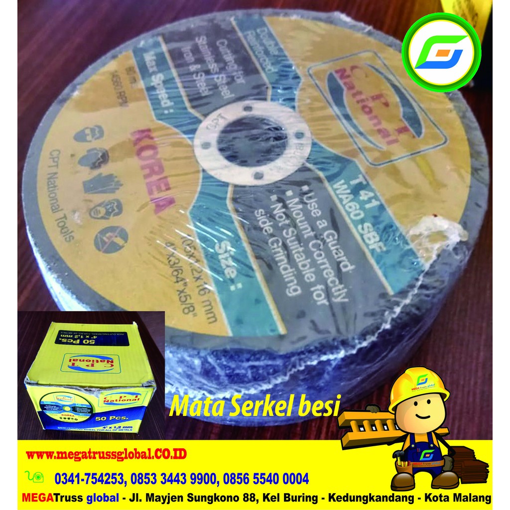 Jual Mata Serkel / Cutting Besi - Material Bahan Bangunan | Shopee ...