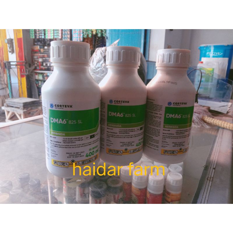 Jual DMA 6 825 SL 400ML HERBISIDA SISTEMIK PADA TANAMAN PADI | Shopee ...
