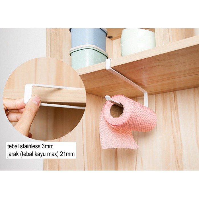 Jual ChinaTown - Tempat Tissue Roll Gulung Kain Lap Holder Gantung ...