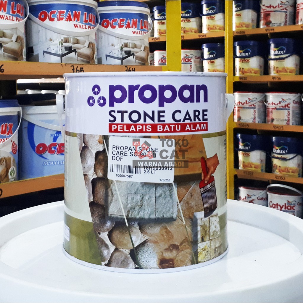 Jual CAT BATU ALAM PROPAN STONE CARE DOFF 2.5 LITER | Shopee Indonesia