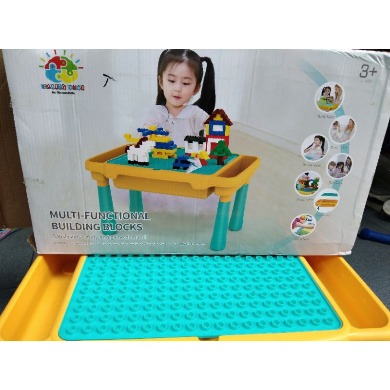 Jual Meja lego Brainy toys (sdh ada lego didlm) Indonesia|Shopee Indonesia