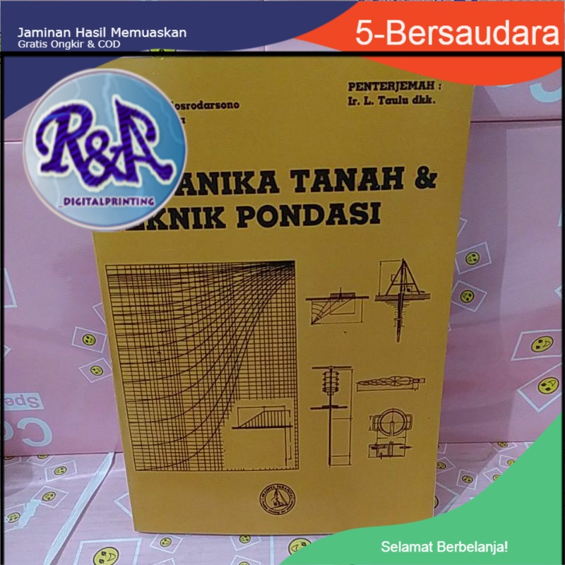 Jual MEKANIKA TANAH dan TEKNIK PONDASI | Shopee Indonesia Jual MEKANIKA TANAH dan TEKNIK PONDASI | Shopee Indonesia