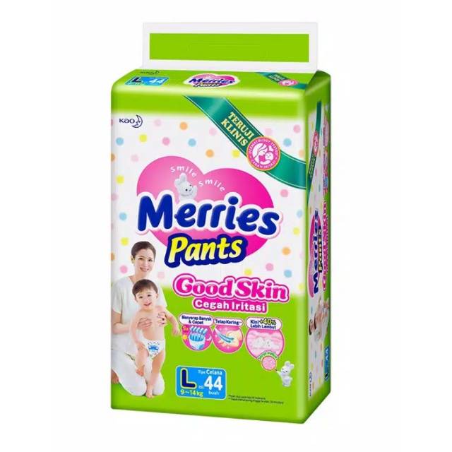 Jual cashback Merries pants good skin jumbo M50 , L44 , XL38 , XXL28 ...