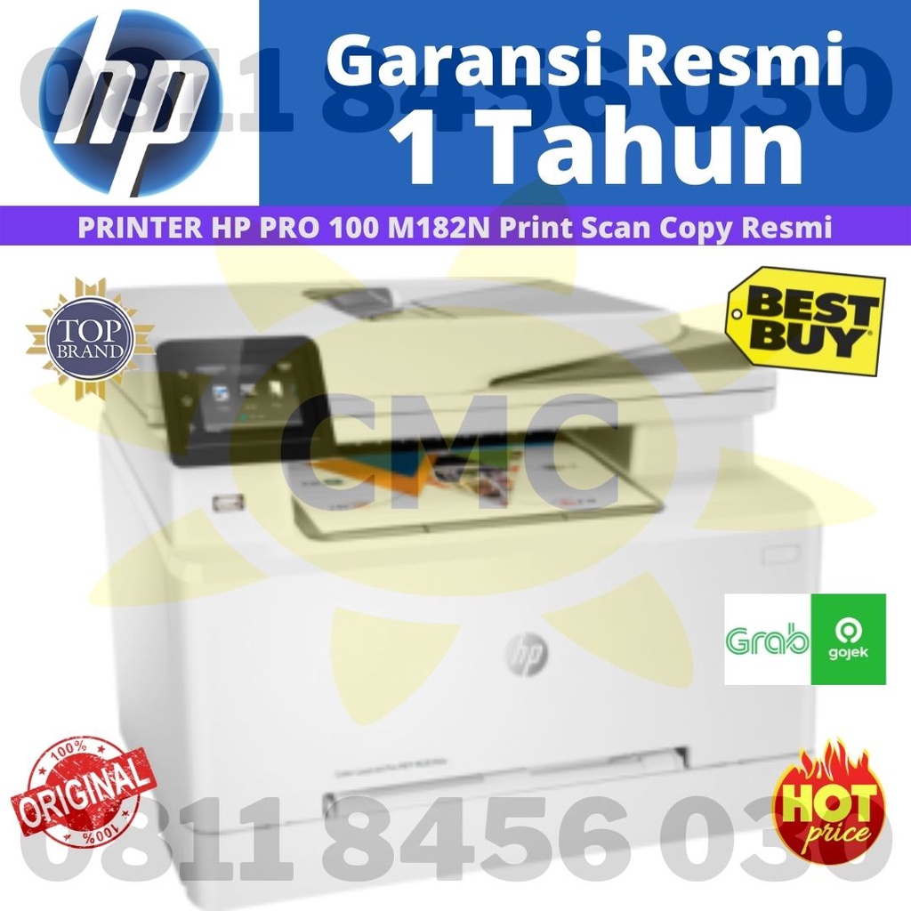 Jual Printer HP Laser Jet MFP 182n 182 n M182n Pro Color Warna Resmi ...