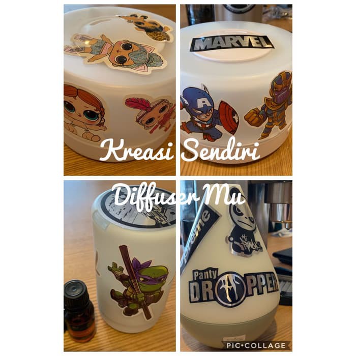 Jual Sticker / Stiker Diffuser Chibi Chibi Essential Oil | Shopee Indonesia