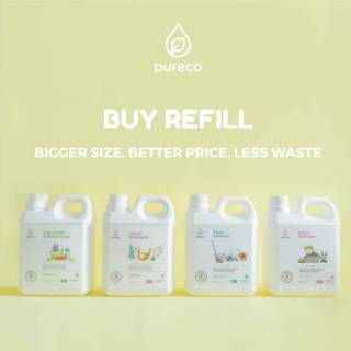 Jual Pureco 900ml liquid detergent | pureco dish&bottle soap | pureco ...