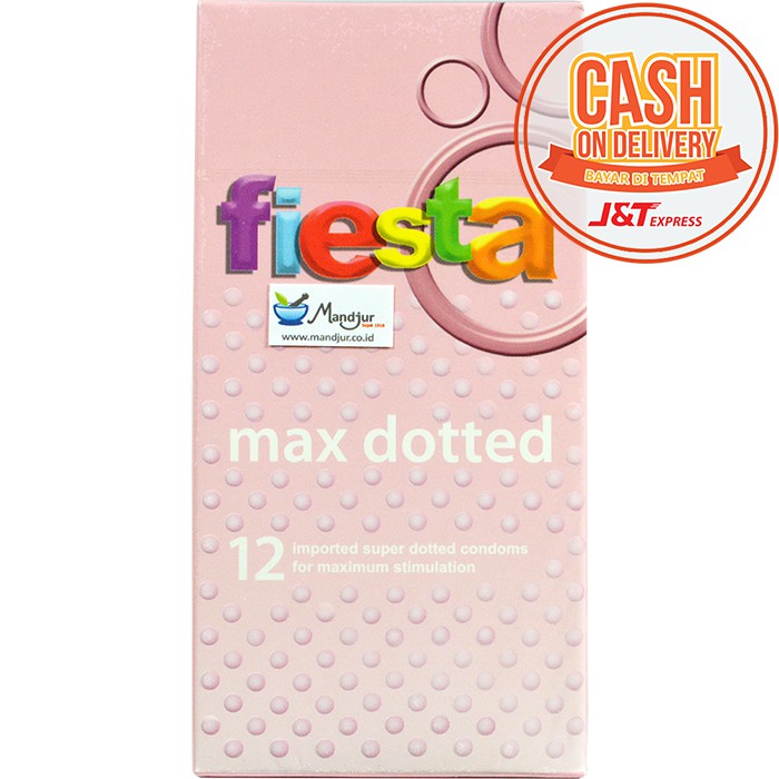 Kondom Fiesta Max Dotted - isi 12 | Shopee Indonesia