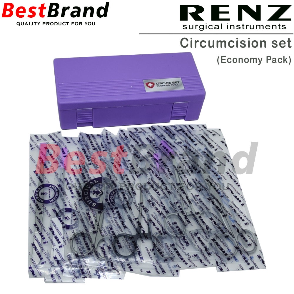 Jual RENZ Set Sirkumsisi Alat Medis Sunat Khitan ( Economy Pack ...